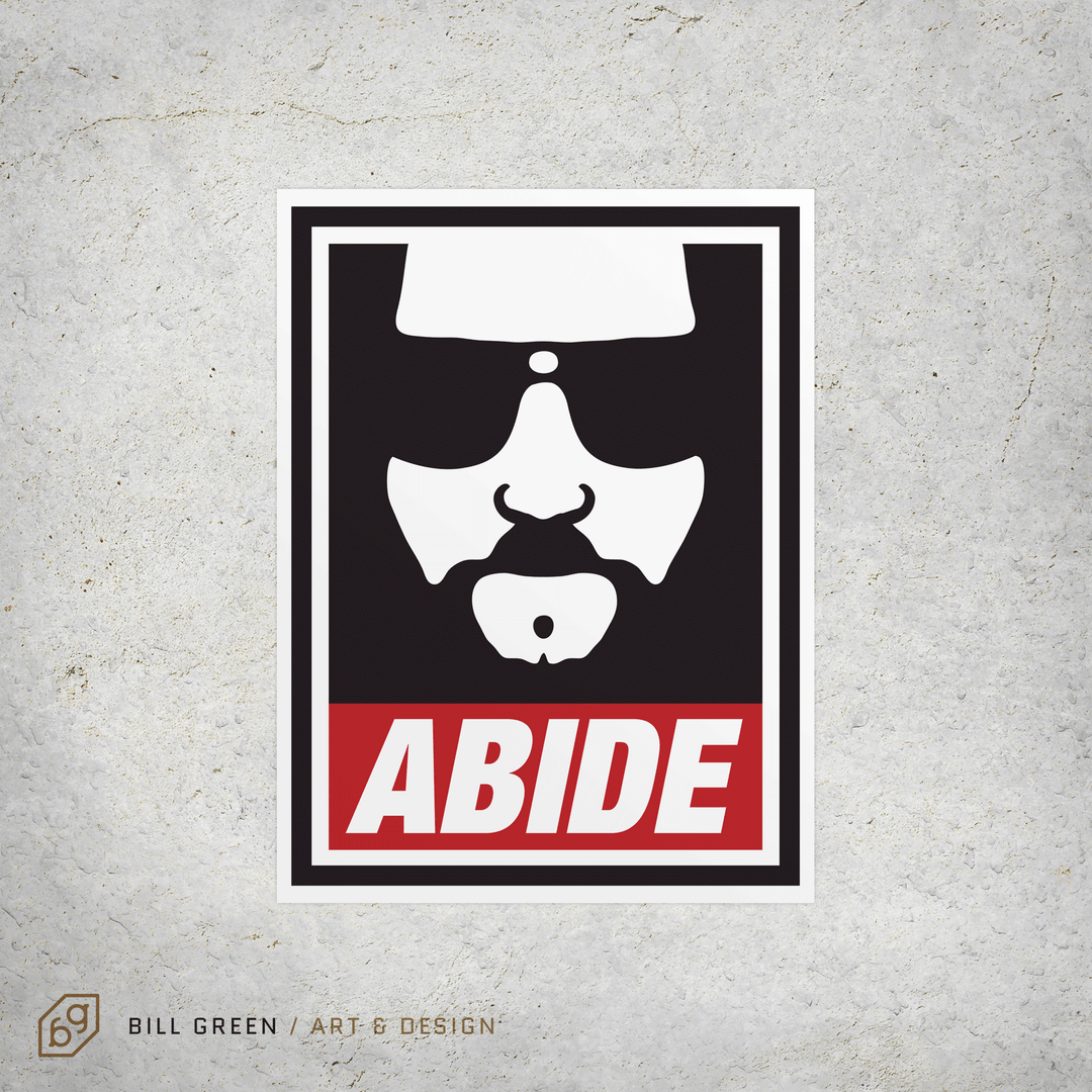 The Original Abide Sticker – Bill Green Studios