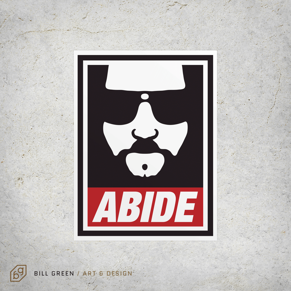 The Original Abide Sticker – Bill Green Studios