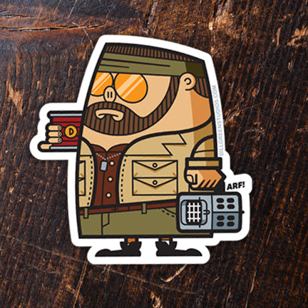 WALTER STICKER – Bill Green Studios